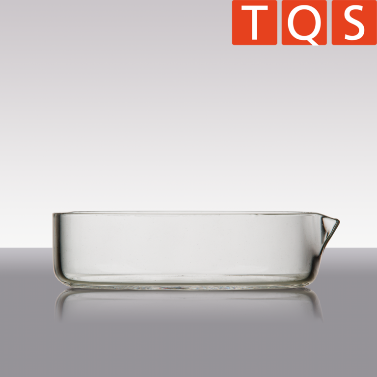 Quartz Glass crystallising dish with spout - TQS-Quartz
